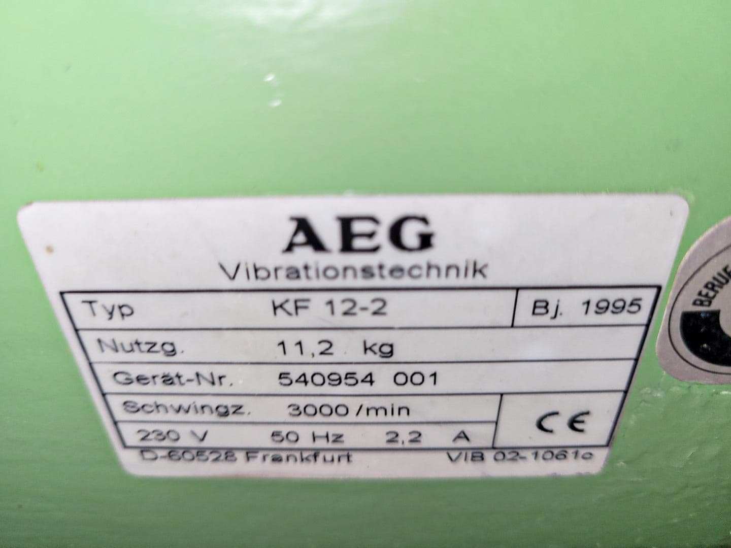 AEG KF 12-2 - Trilgoot